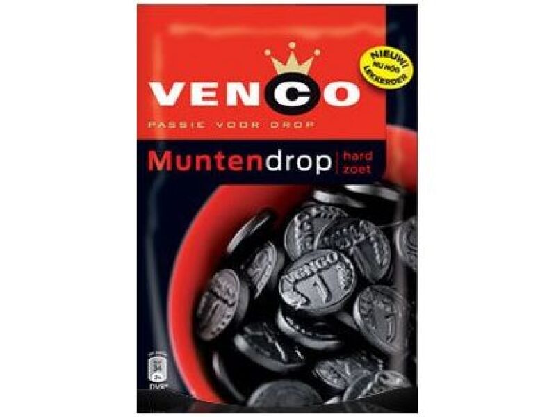 VENCO DROP munt 12 stuks 168 gr